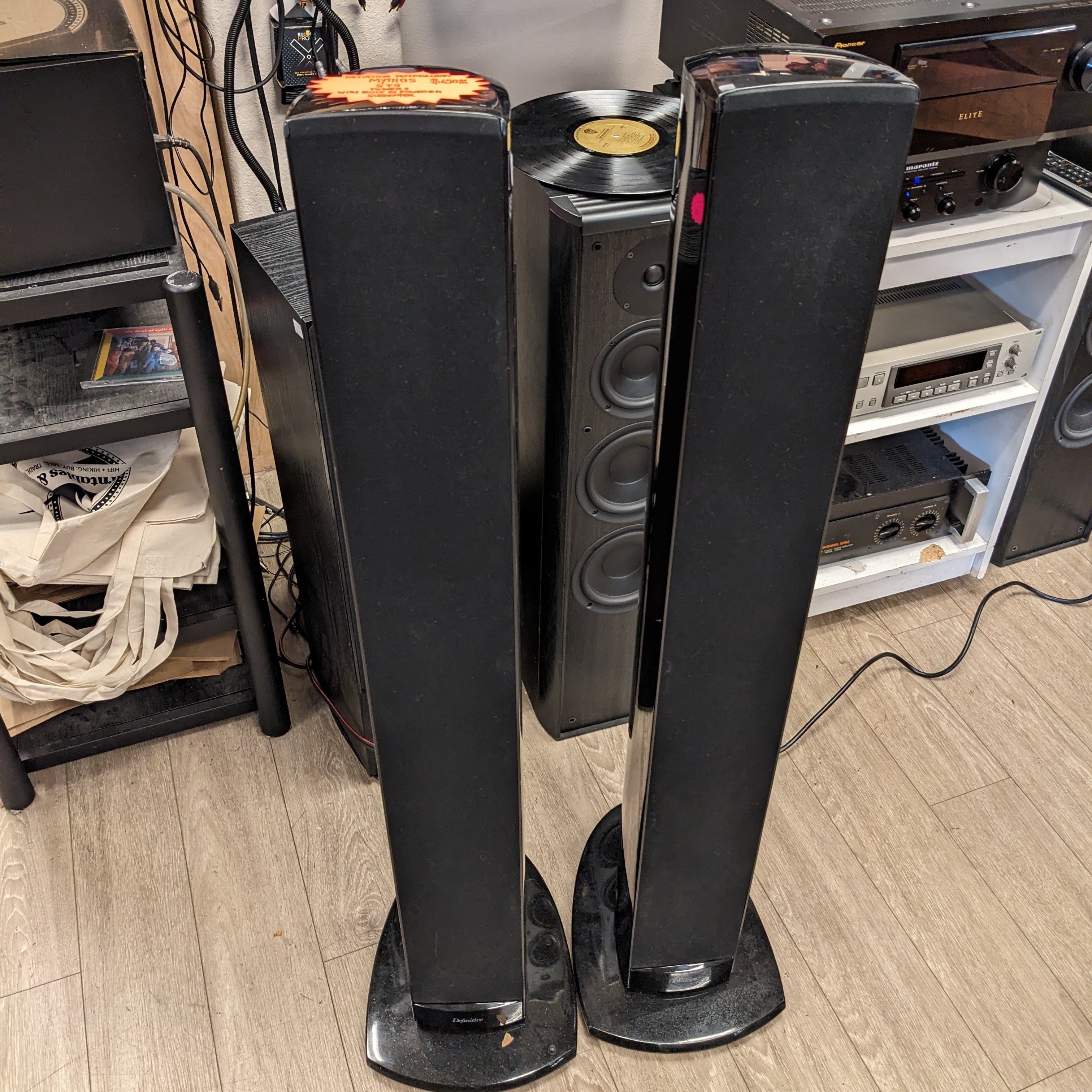 Definitive Mythos STS Tower Speakers | Turntables & Trails